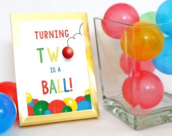 Turning Two is a Ball - Etsy
