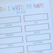 EDITABLE PRINTABLE "how I Write My Name" Worksheet Child's Signature ...