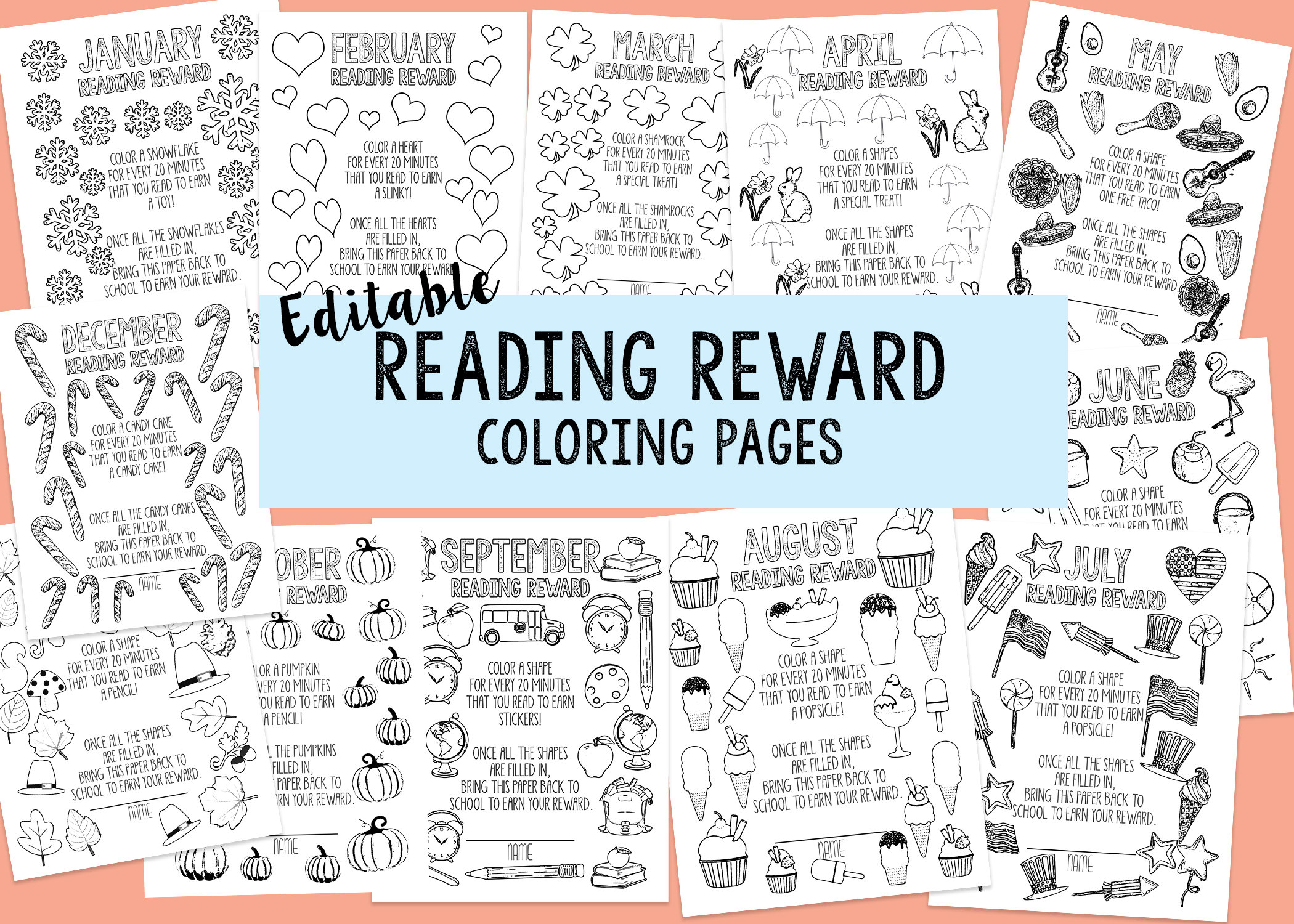 Teacher Reading Coloring Page