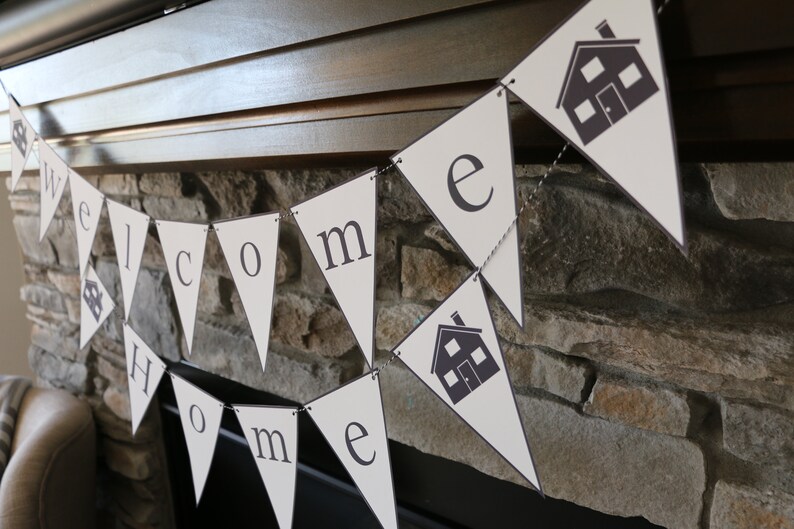 PRINTABLE welcome Home Banner Print New House - Etsy