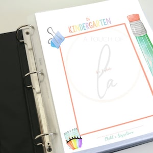 EDITABLE PRINTABLE Kindergarten Memory Pages School Days, School Memory ...