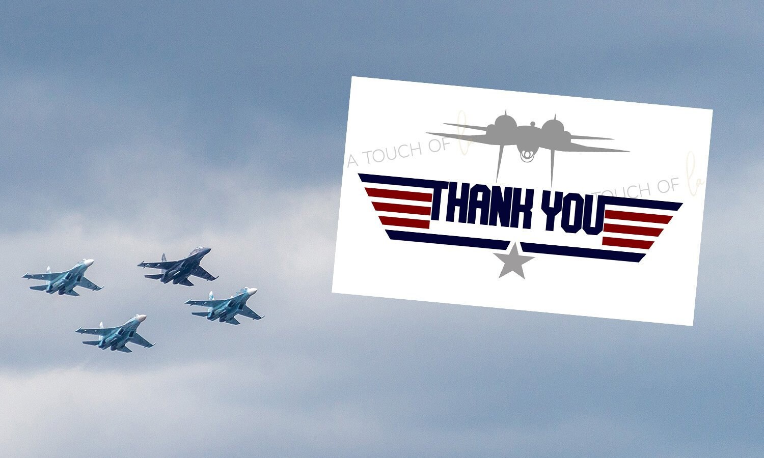 Top Gun Birthday Party Thank You Notes Top Gun Birthday Party | Etsy