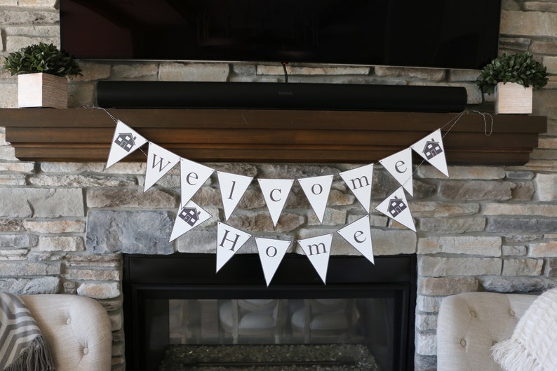 PRINTABLE welcome Home Banner Print New House - Etsy