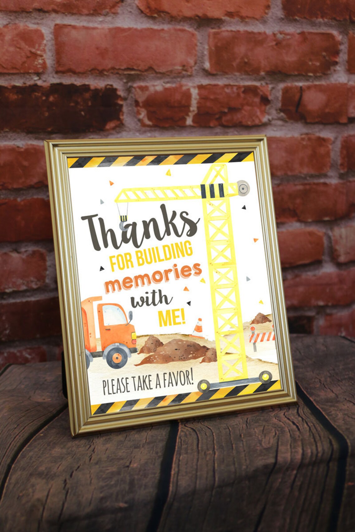 PRINTABLE thanks for Building Memories With Me - Etsy