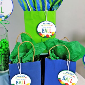 PRINTABLE Ball Birthday Party Supplies Let's Have A Ball - Etsy