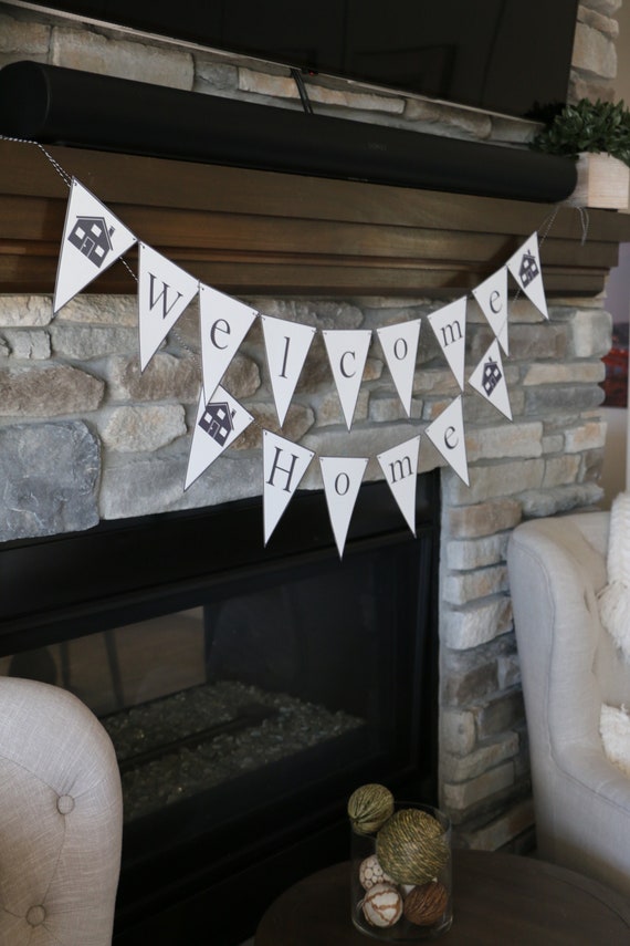 PRINTABLE welcome Home Banner Print New House | Etsy