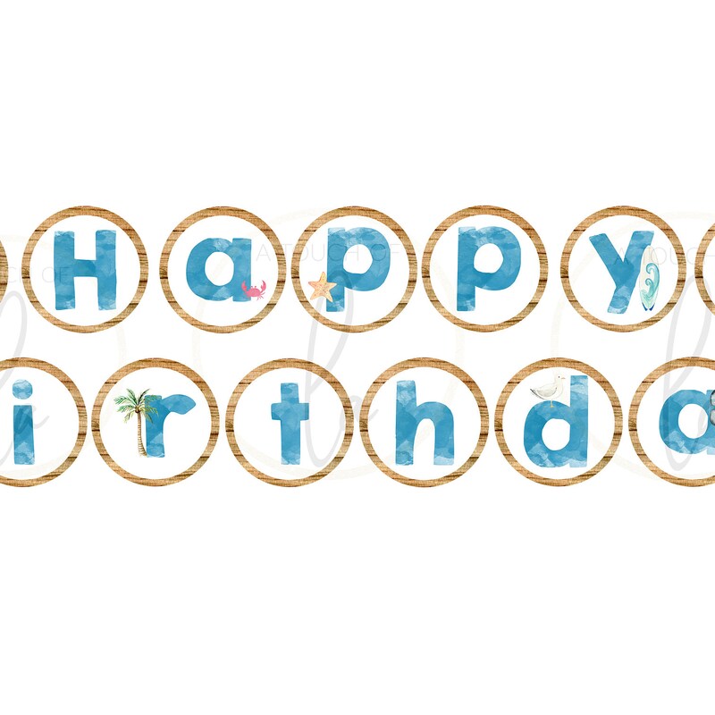Happy Birthday Banner - Etsy