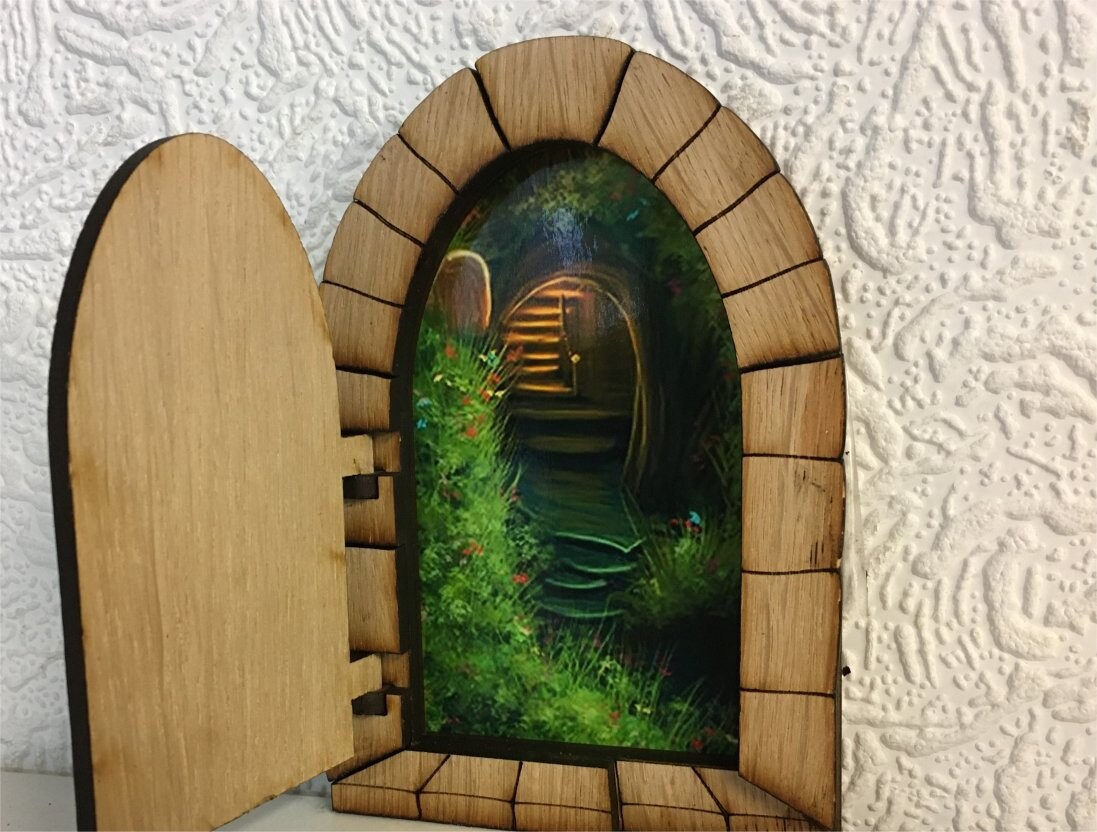 Personalised Opening Wooden Fairy/pixie Door - Etsy UK