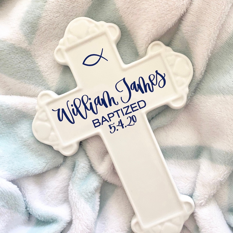 Baptism Cross - Etsy