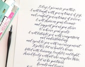 Calligraphy Design by EverydayCalligraphy on Etsy