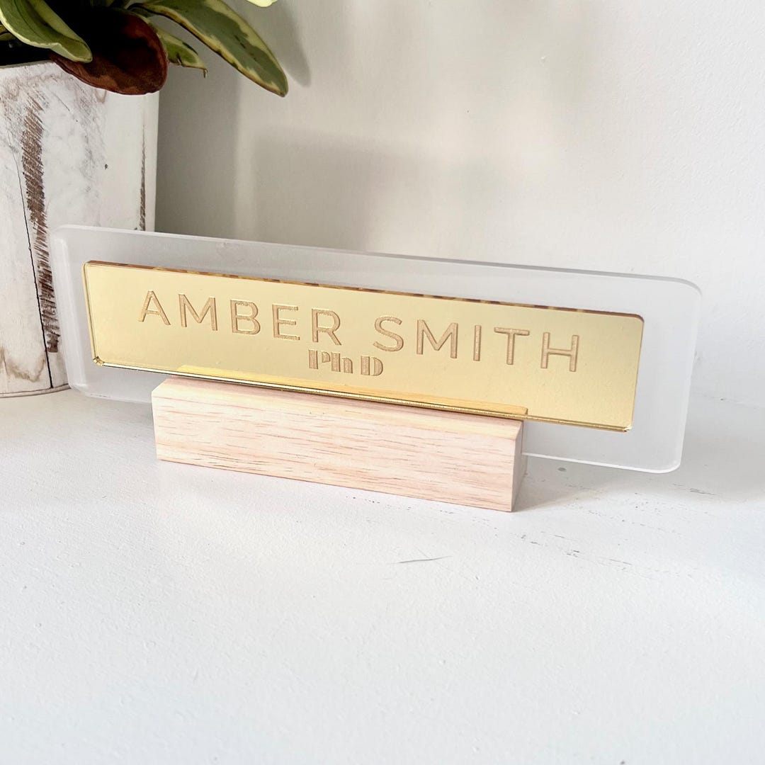 Phd Graduation Gift · Custom Desk Name Plate · Personalized Office Sign ...