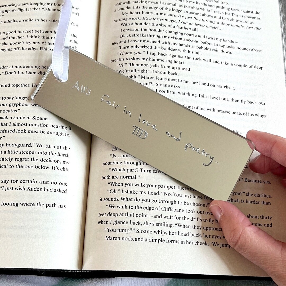 All's Fair in Love and Poetry Tortured Poets Inspired Acrylic Bookmark ...