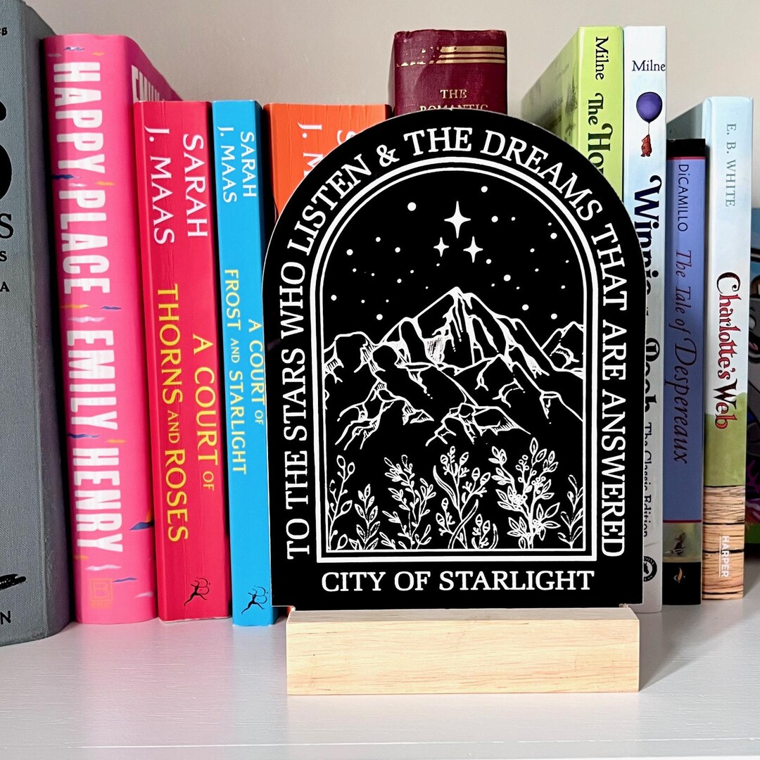 ACOTAR Bookshelf Sign | to the Stars Who Listen | Velaris Decor Gift - Etsy
