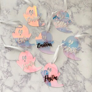 Halloween Basket Tags - Custom Halloween Name Tags - Trick or Treat Bag ...