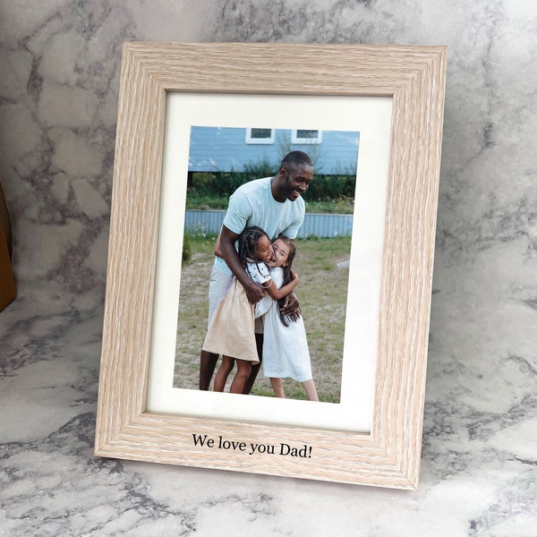 Fathers Day Photo Frame - Etsy