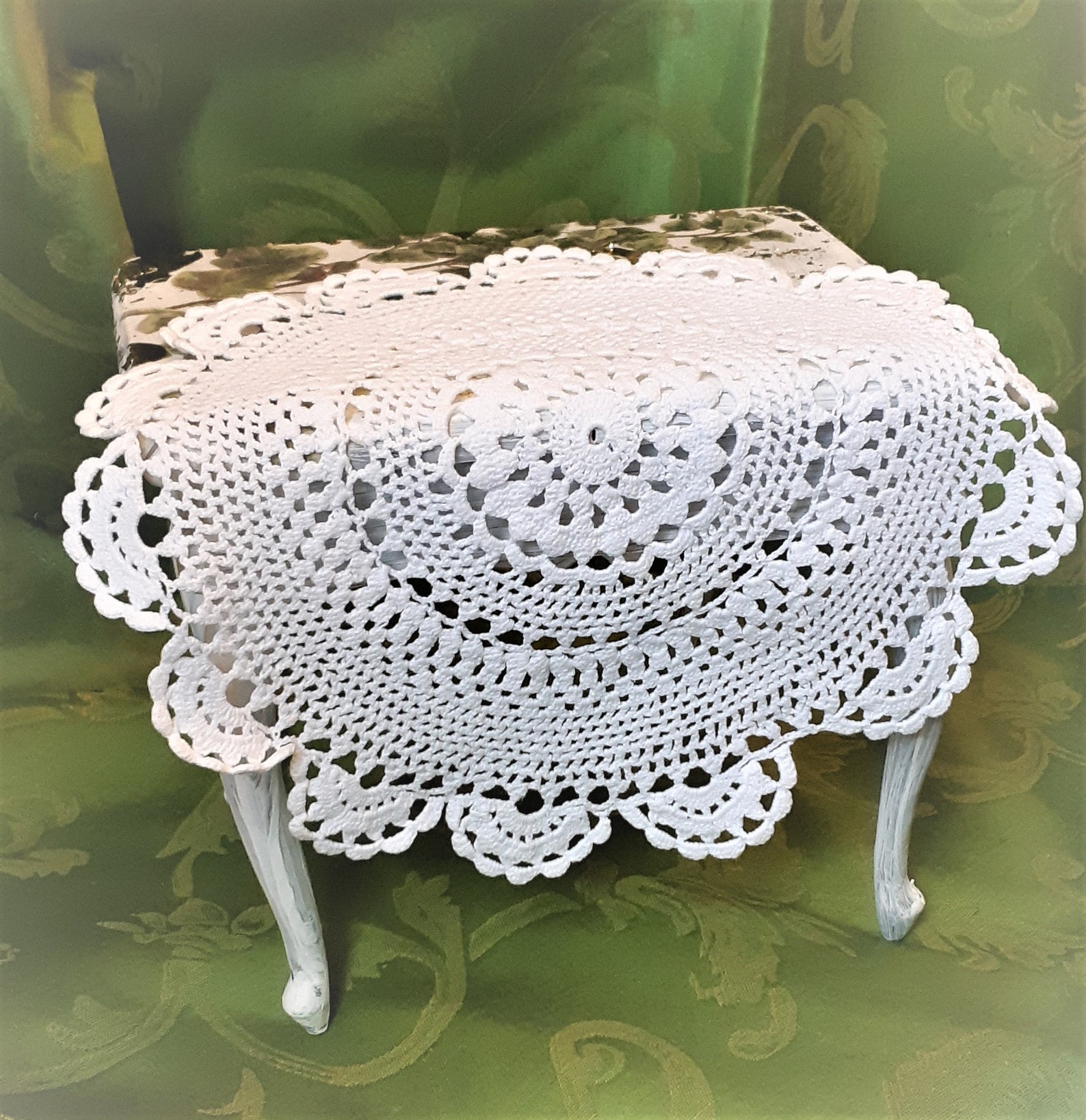 9 Inch Crochet Doily Centerpiece Rustic French Décor Lace - Etsy