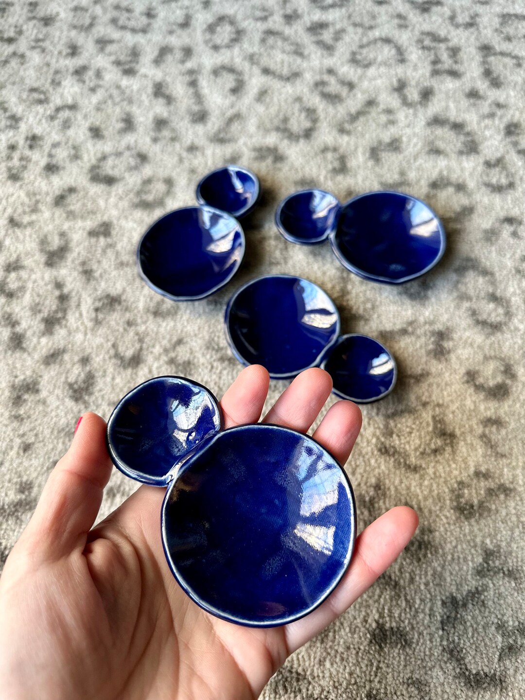 Navy Ash Wednesday Oil and Ash Bowl. - Etsy