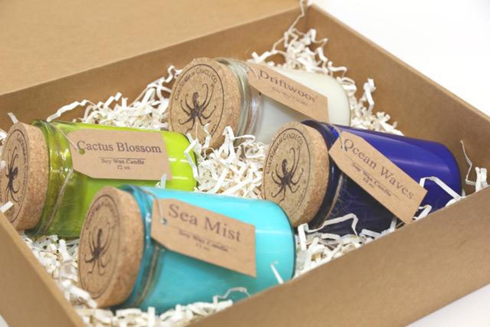 Sea Mist Scented Candle Coastal Soy Candle Coastal Decor Beach House ...