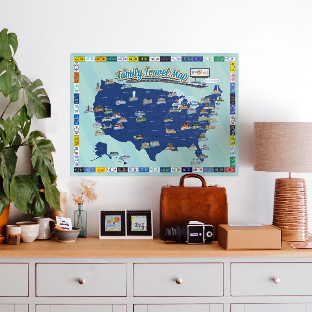 Family Travel Quest Poster - Etsy