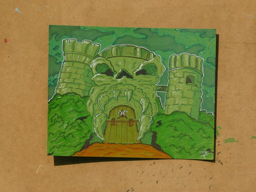 He-man Castle Greyskull Illustration - Etsy
