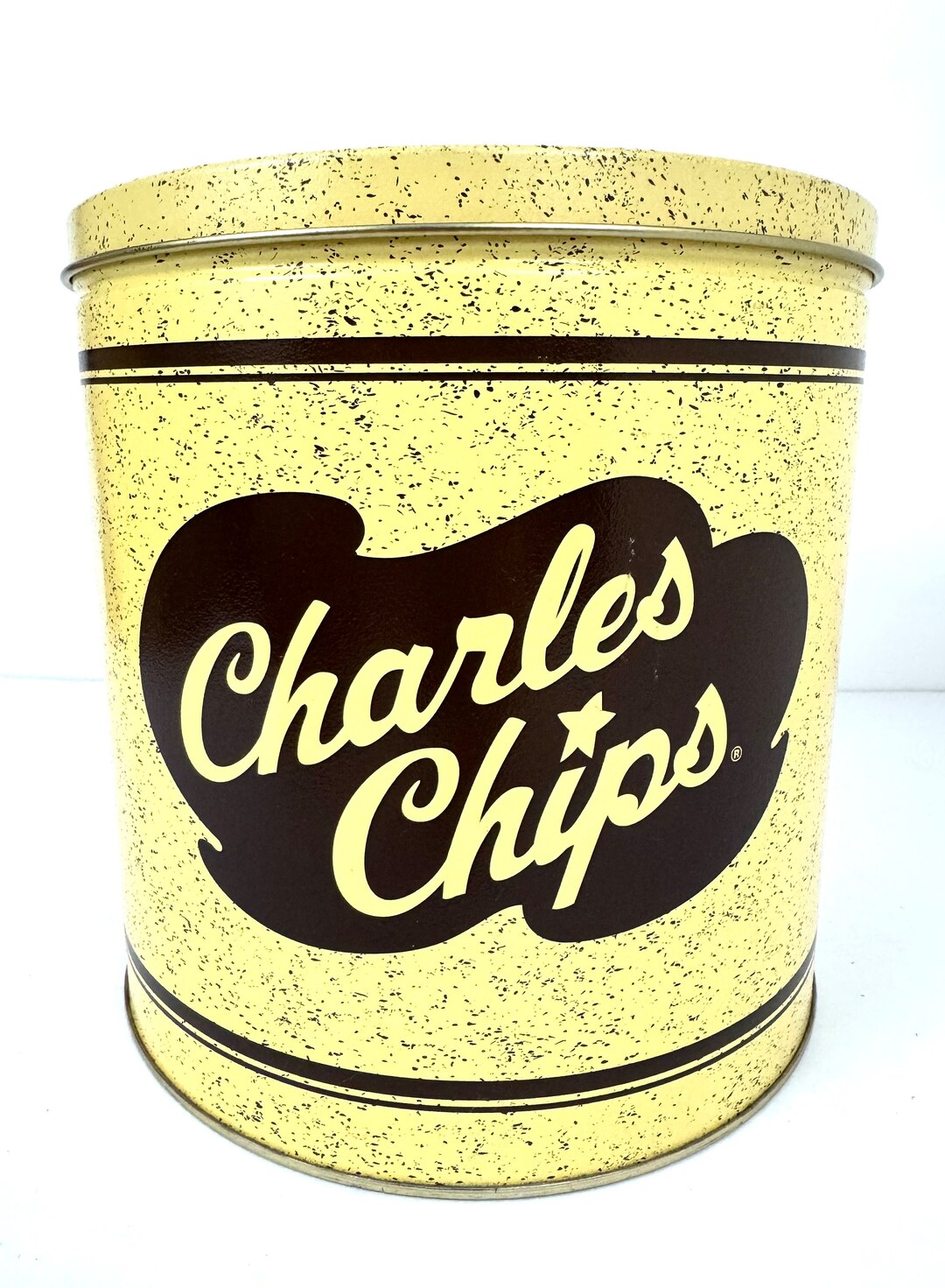 Charles Chips Metal Potato Chip Tin Can With Lid - Etsy