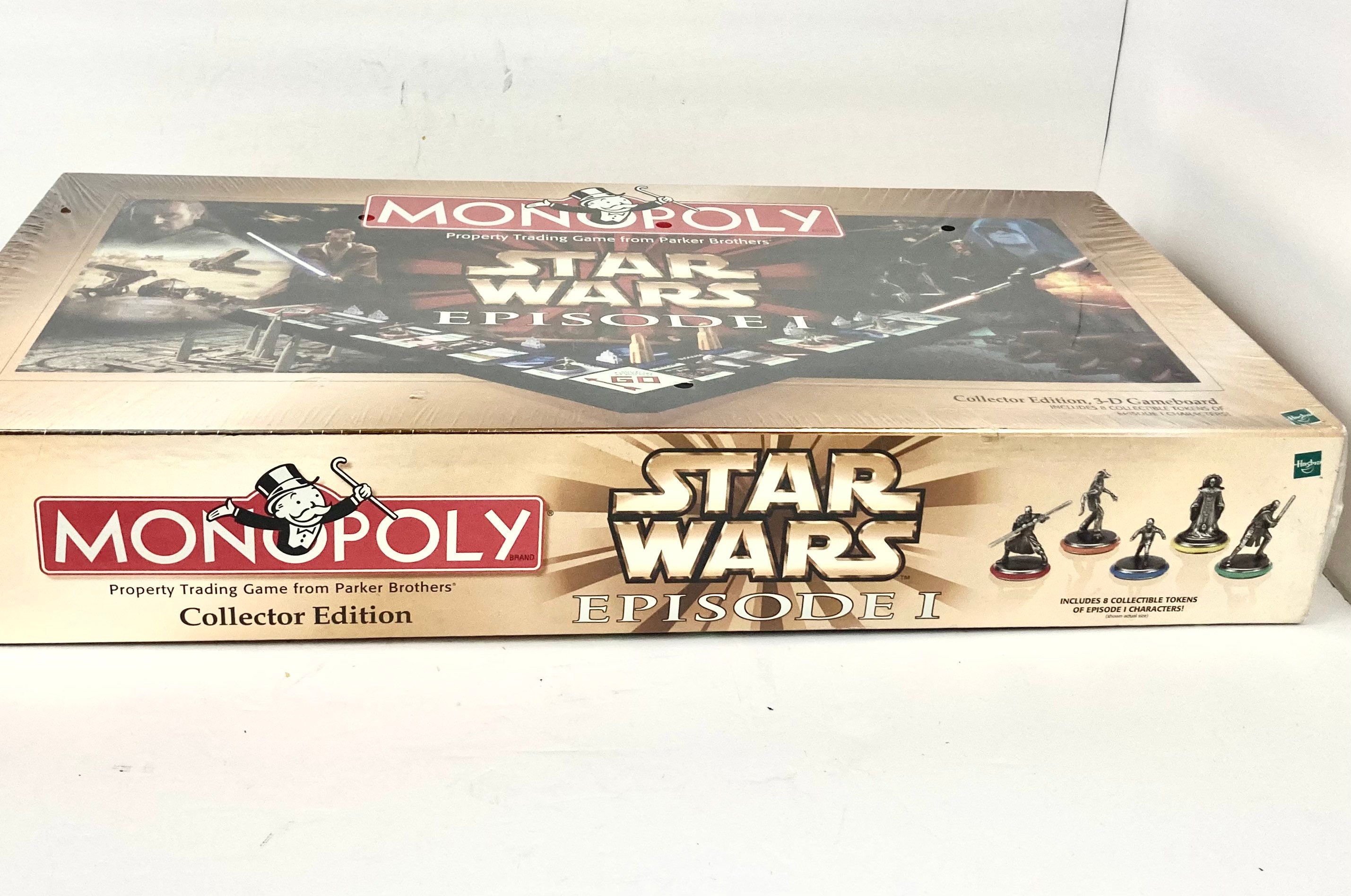 Star Wars Episode 1 Monopoly Collector Edition 3-D Gameboard New Sealed ...