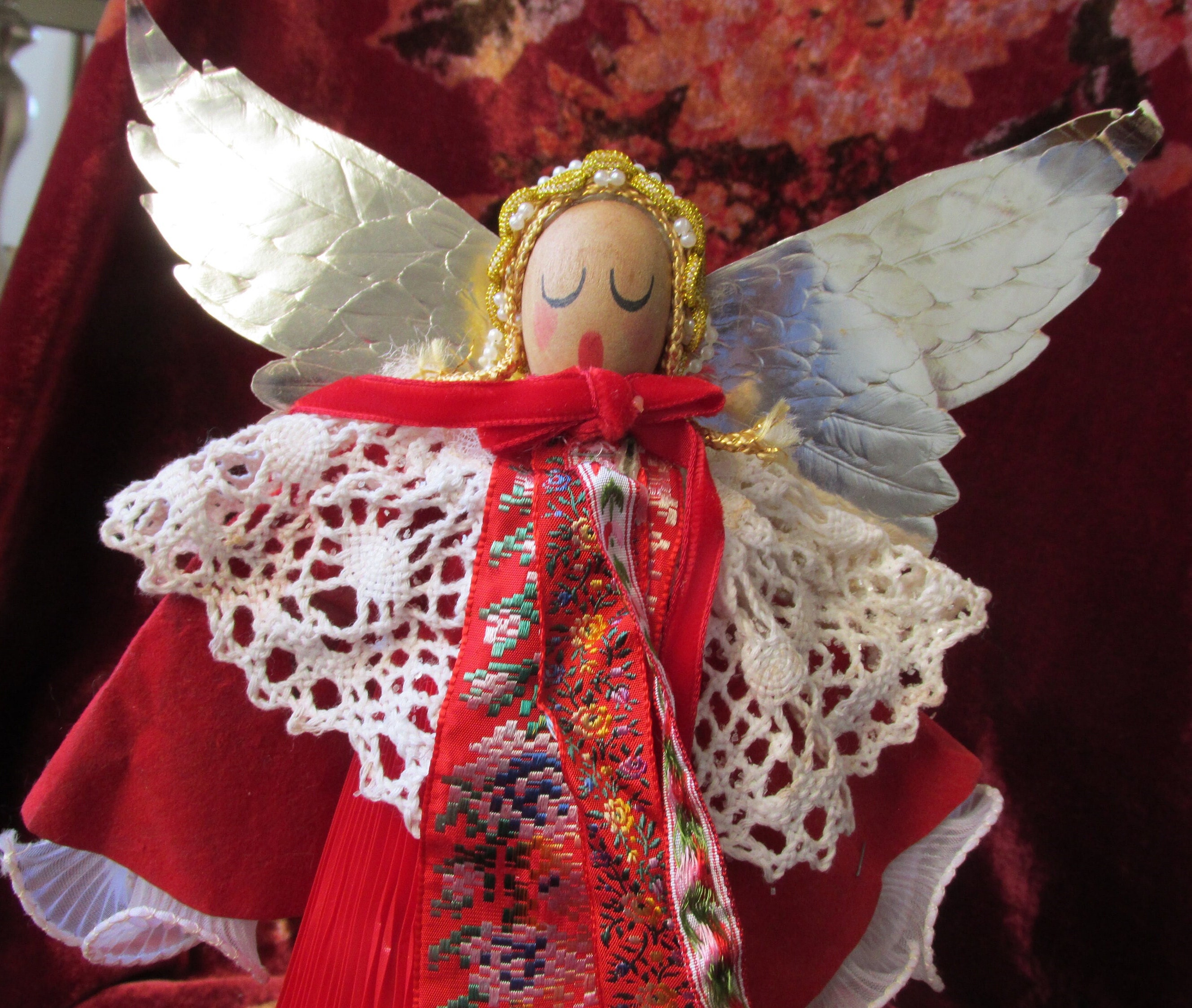 Paper Angel Tree Topper Vintage - Etsy