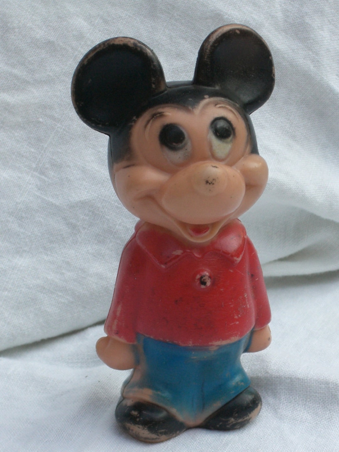 Mickey Mouse Figurine Vinyl Vintage - Etsy