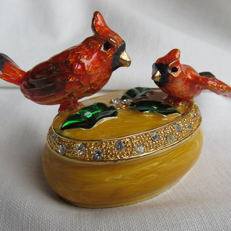 Jeweled Trinket Box - Etsy