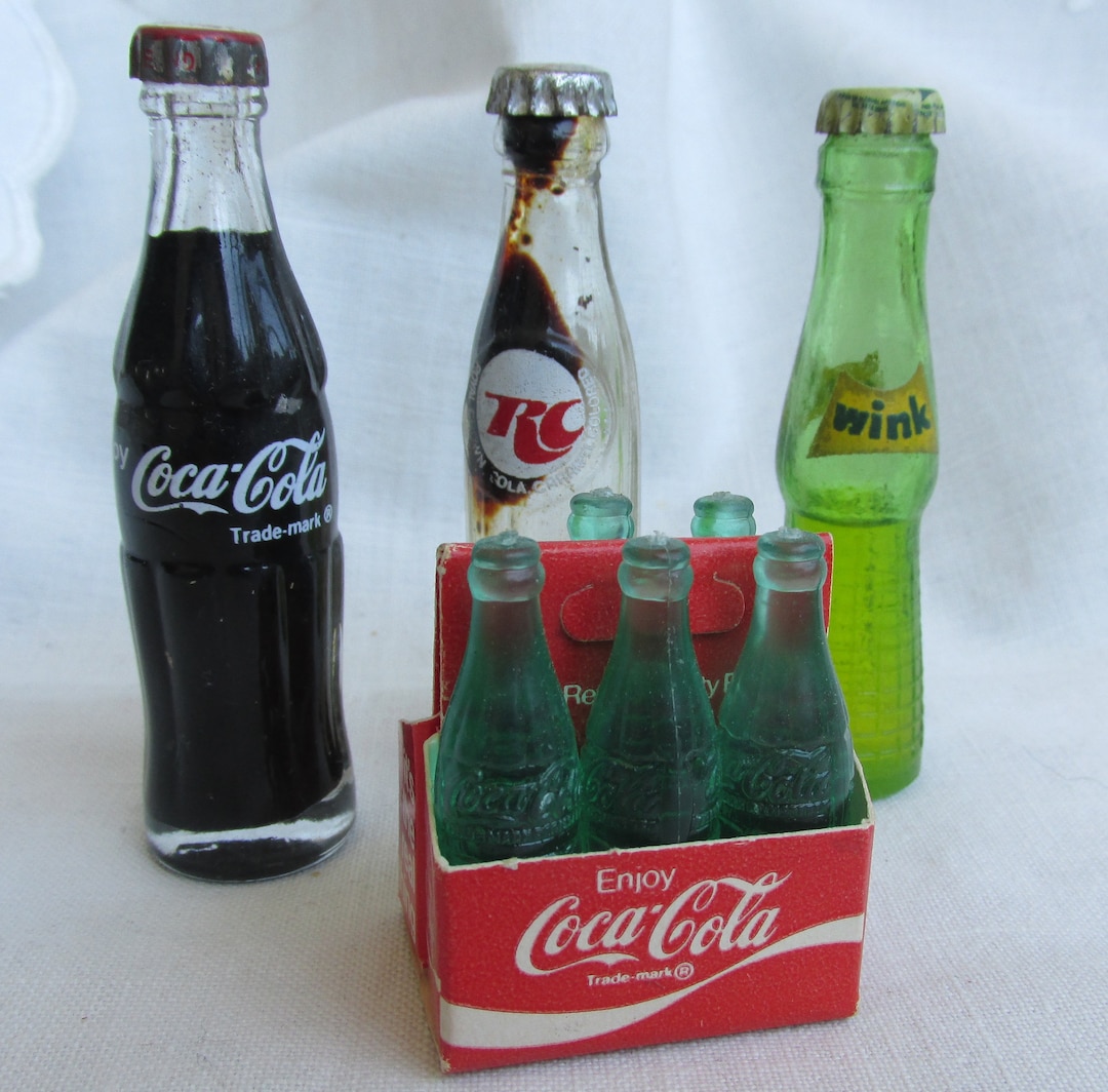 Miniature Soda Bottles for Doll's House or Collections Vintage - Etsy