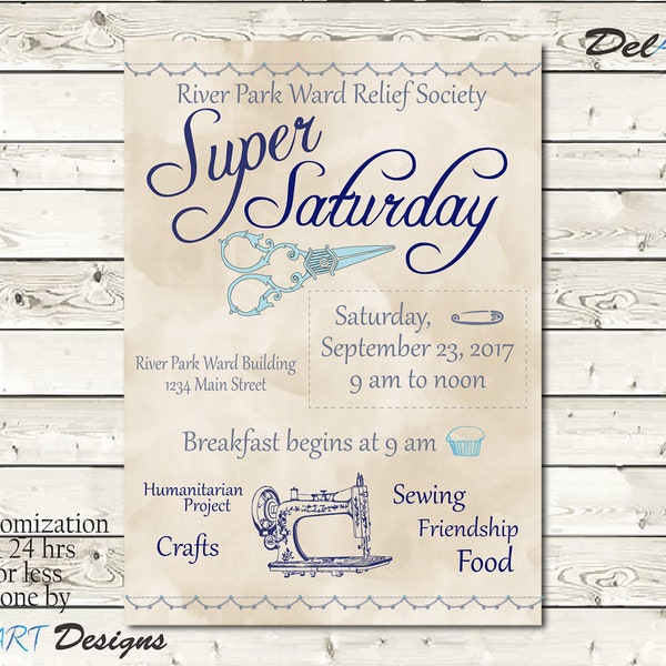 Super Saturday Invitation - Etsy