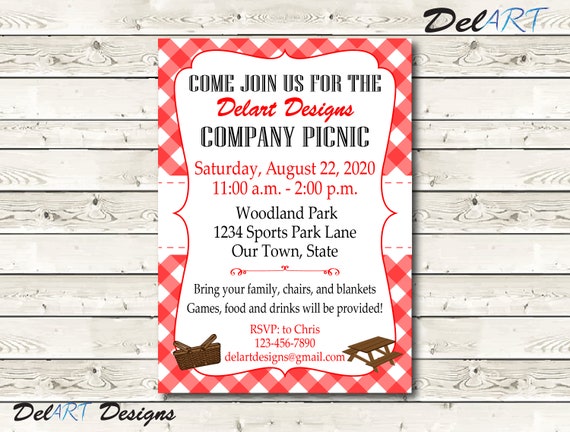Company Picnic Invitation Wording Ideas Picnic Invitation Templates