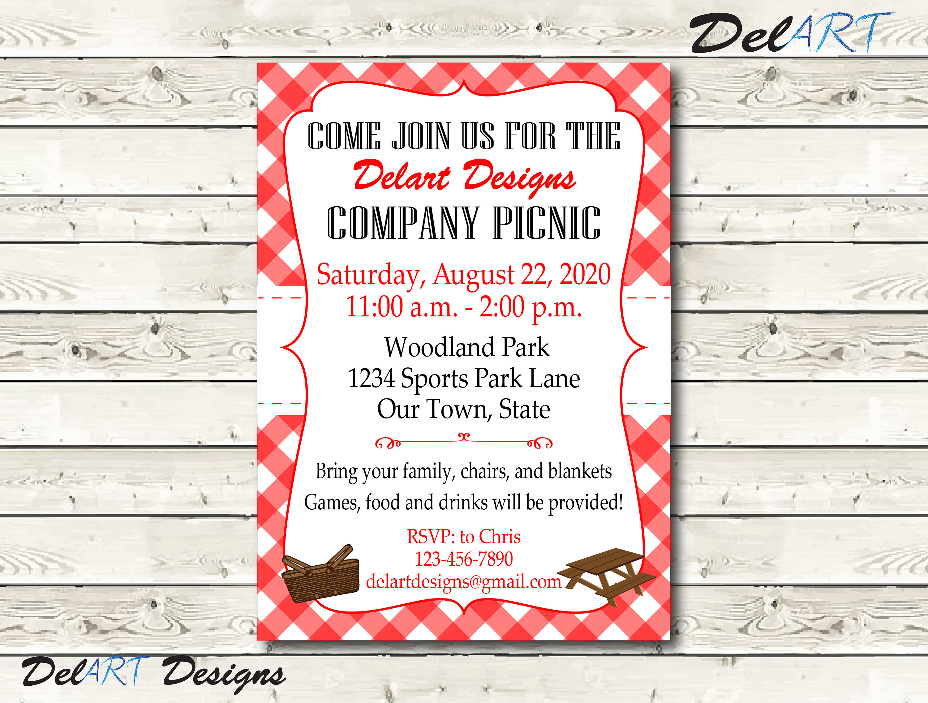 Company Picnic Invitation