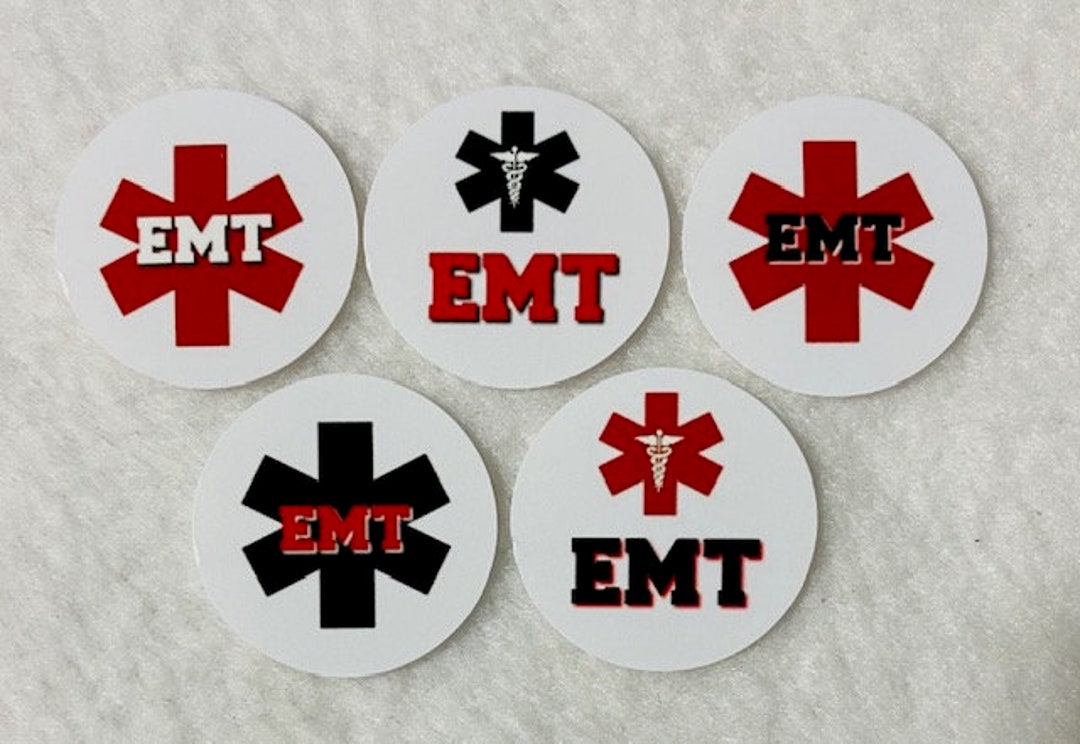 ANY YEAR Set of 50/100/150/200 EMT Graduation 1 Inch Confetti Circles ...