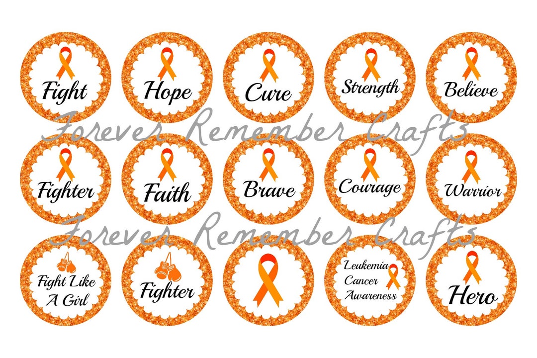 INSTANT DOWNLOAD Leukemia Cancer Sayings 1 Inch Bottle Cap - Etsy