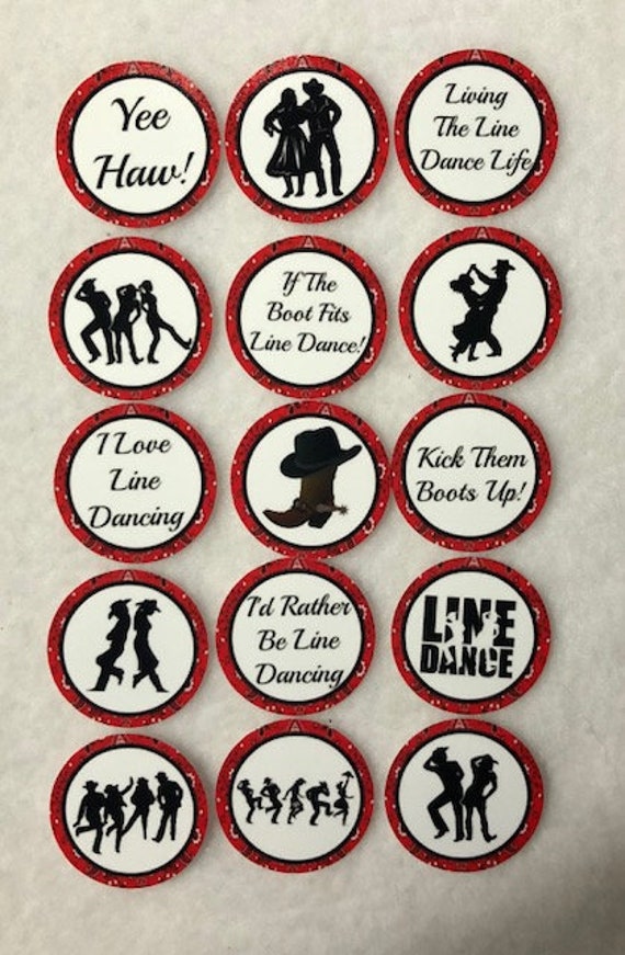 Set of 50/100/150/200 Line Dancing 1 Inch Confetti Circles | Etsy