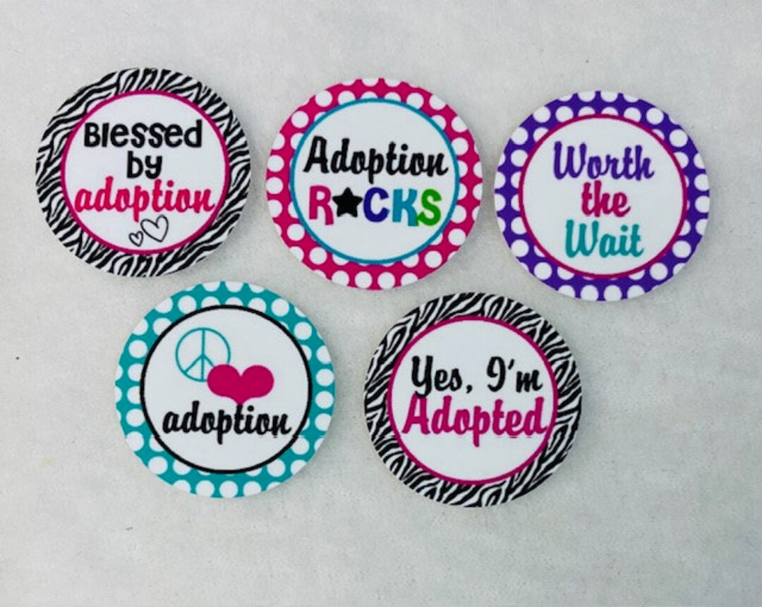Set of 50/100/150/200 Adoption Party 1 Inch Circle Confetti - Etsy
