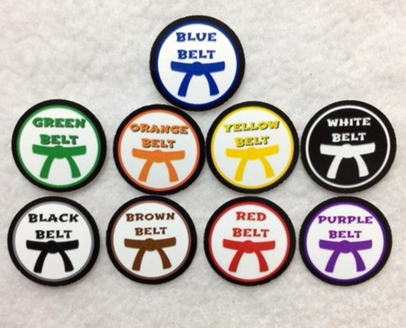 Set of 50/100/150/200 Personalized Karate Martial Arts Belts 1 - Etsy
