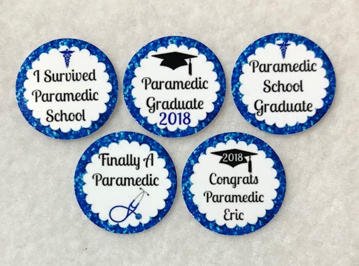 ANY YEAR Set of 50/100/150/200 Paramedic School Graduation 1 | Etsy