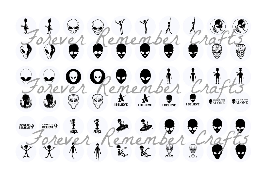 INSTANT DOWNLOAD 12mm Aliens Template - Etsy