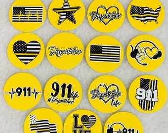 Set of 50/100/150/200 Thin Yellow Line 911 Dispatcher Appreciation Week ...