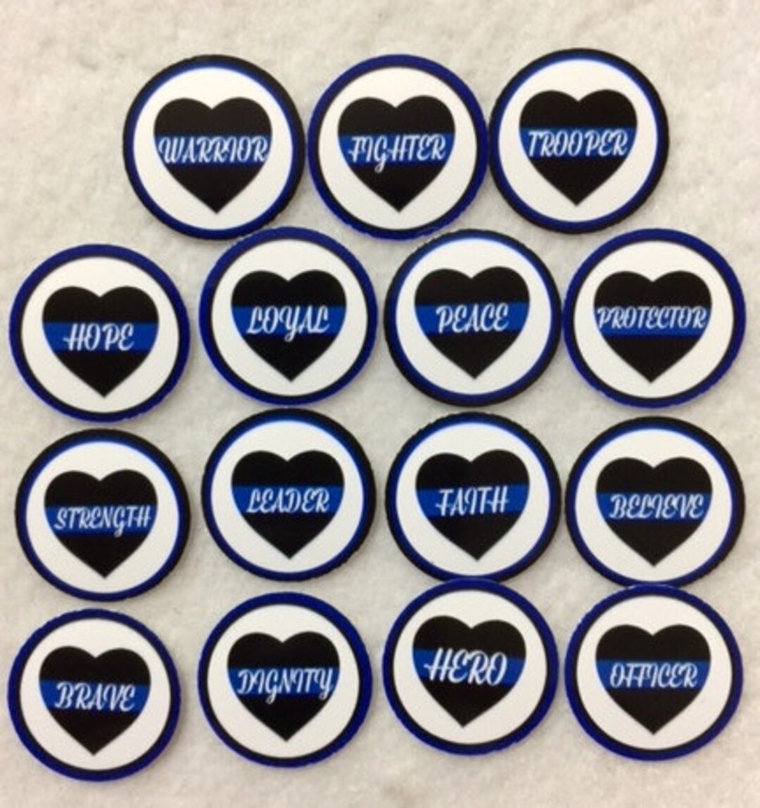 Set of 50/100/150/200 Police Words & Sayings 1 Inch Confetti Circles - Etsy