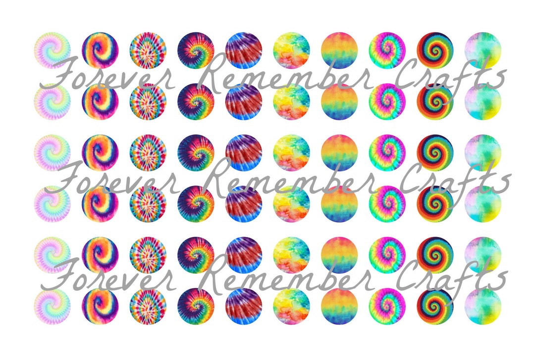 INSTANT DOWNLOAD 10mm Tye Dye Template - Etsy