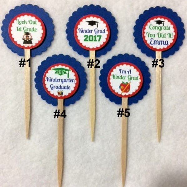 Graduation Cupcake Topper - Etsy