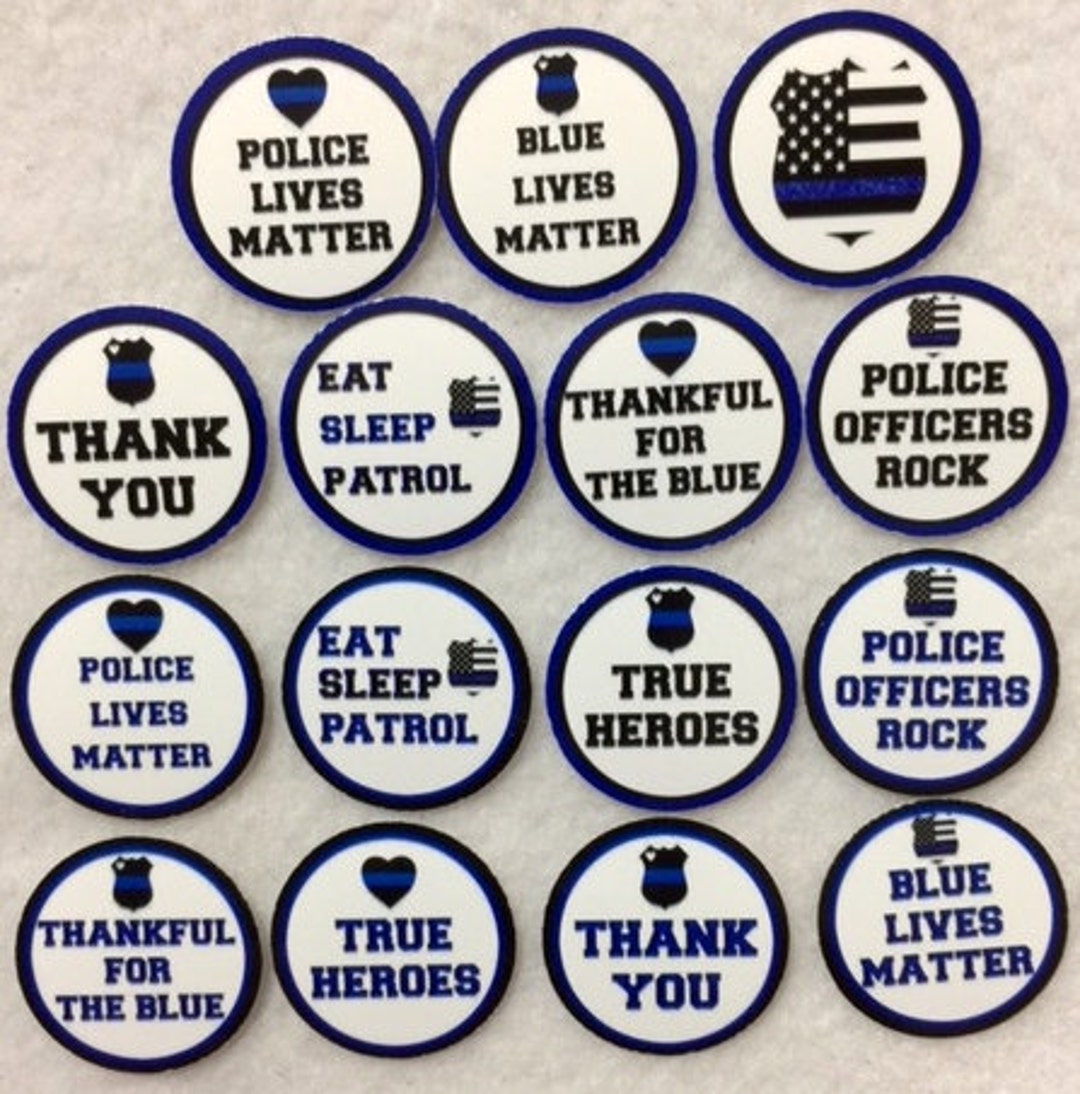 Set of 50/100/150/200 Police Words & Sayings 1 Inch Confetti Circles - Etsy
