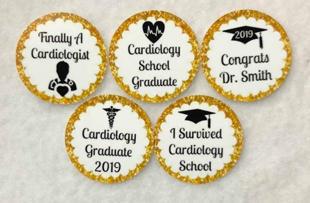 ANY YEAR Set of 50/100/150/200 Cardiologist Cardiology Graduation 1 ...