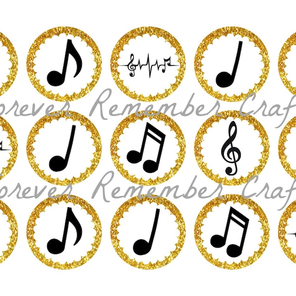 Music Note Cupcake - Etsy