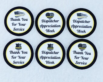 Set of 50/100/150/200 Thin Yellow Line 911 Dispatcher Appreciation Week ...