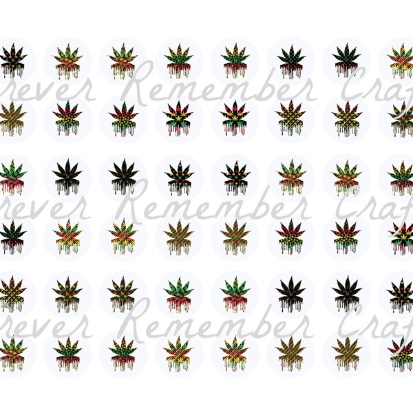 Dripping Weed Leaf - Etsy