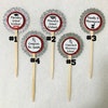 Set of 12 Personalized Color Guard Cupcake Toppers your Choice of Any ...